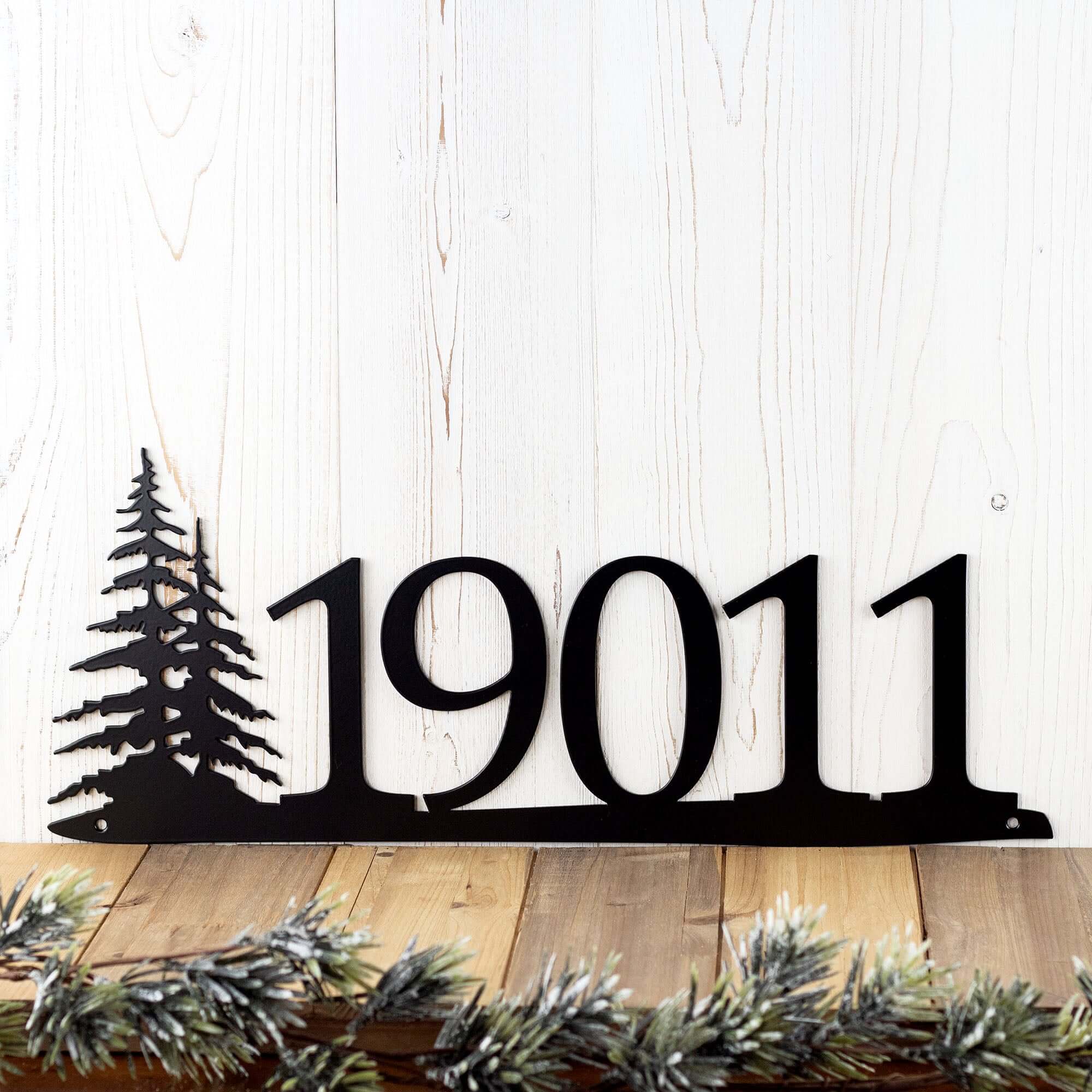 5 Digit House Number Metal Signs – Refined Inspirations
