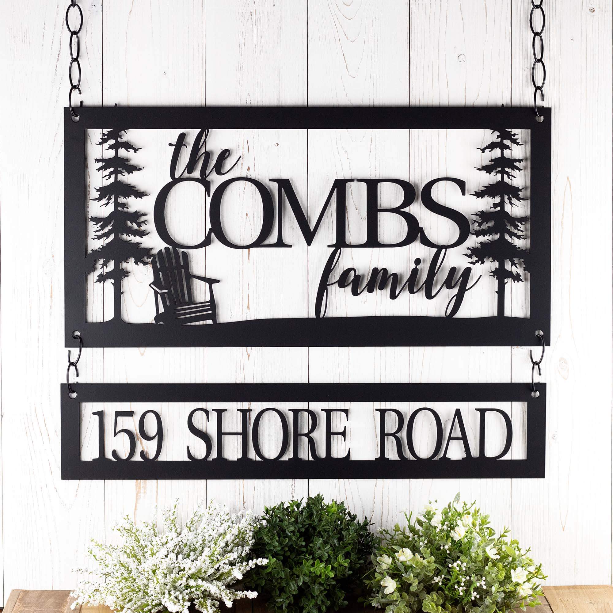 Outdoor Metal Name & Address Signs – Refined Inspirations