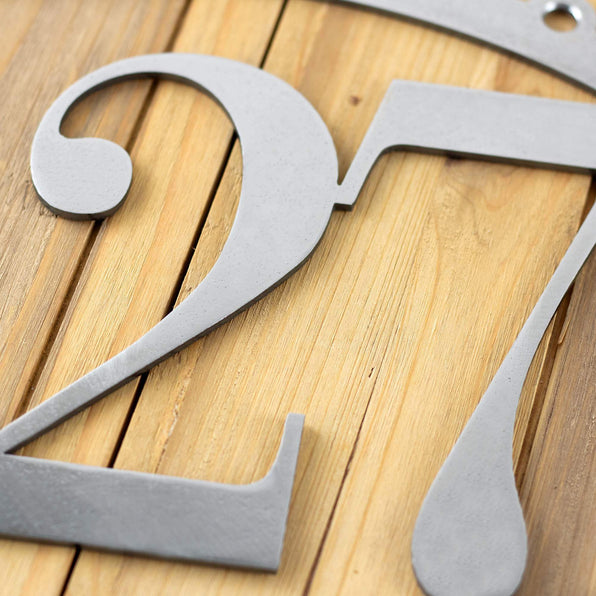 3 Digit House Number Metal Signs – Refined Inspirations