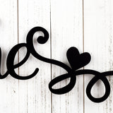 Personalized Metal Cursive Name & Established Year Sign – Refined ...