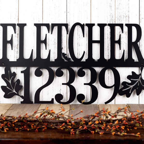 Outdoor Metal Name & Address Signs – Refined Inspirations